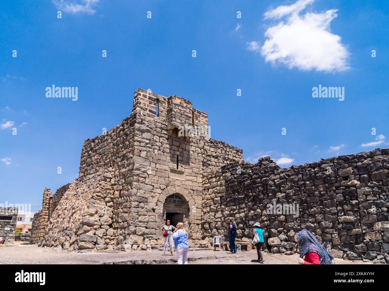Qasr Al-Azraq, Roman fort , Ayyubid desert castle, Azraq, Jordan ...