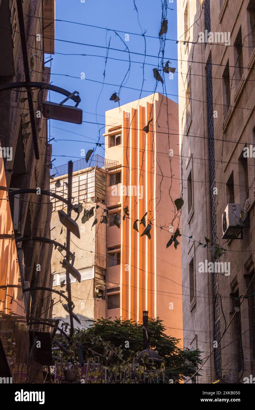 A modernist tower block, Amman, Jordan Stock Photo - Alamy