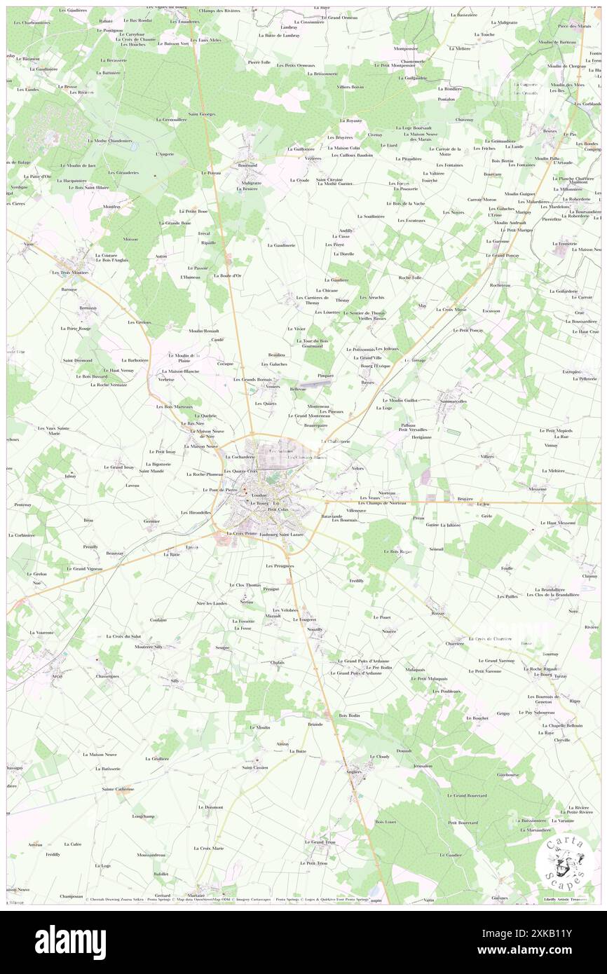 Loudun, Vienne, FR, France, Nouvelle-Aquitaine, N 47 0' 35'', N 0 5' 0 ...