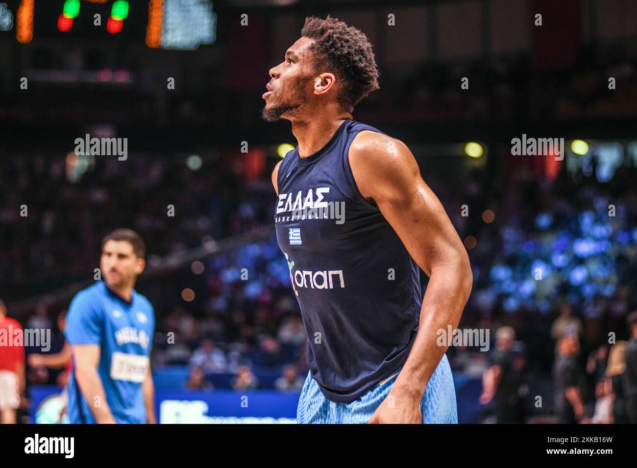 Giannis Antetokounmpo (Greece). FIBA Olympic Qualifying Tournament ...