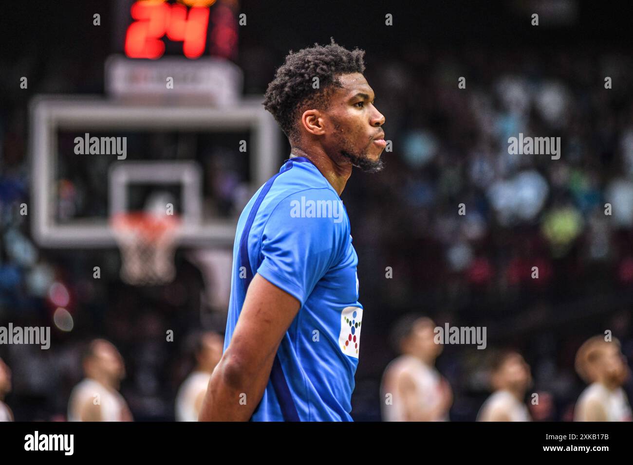 Giannis Antetokounmpo (Greece). FIBA Olympic Qualifying Tournament ...