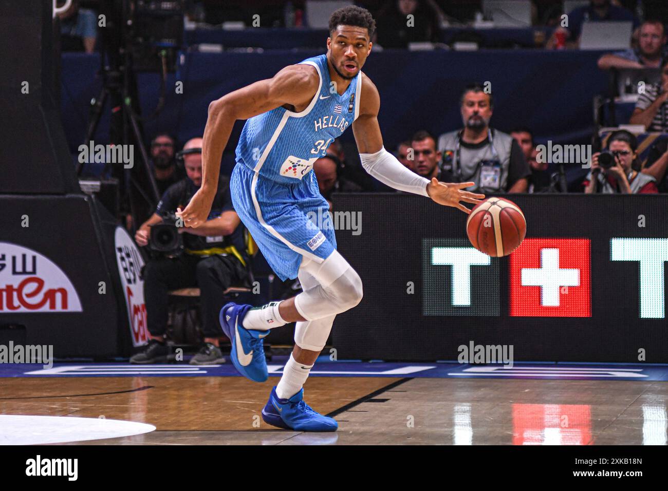 Giannis Antetokounmpo (Greece). FIBA Olympic Qualifying Tournament ...