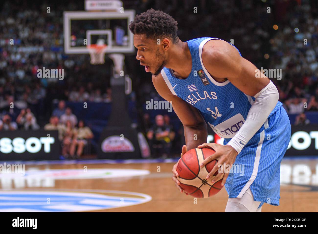 Giannis Antetokounmpo (Greece). FIBA Olympic Qualifying Tournament ...