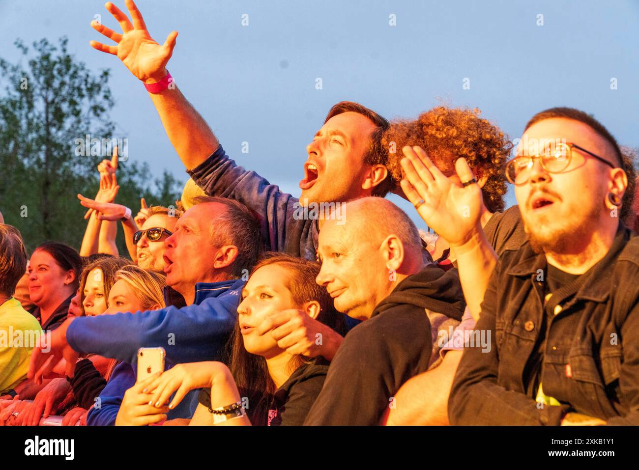 The Wyldes Festival, Near Bude, Cornwall, 21st July, 2024: British punk ...
