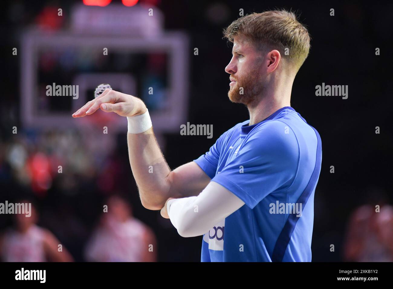 Thomas Walkup (Greece). FIBA Olympic Qualifying Tournament. Piraeus ...