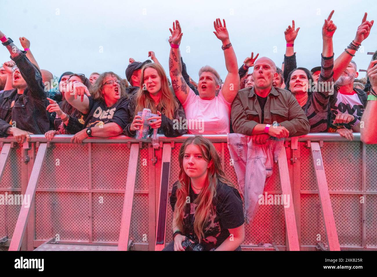 The Wyldes Festival, Near Bude, Cornwall, 21st July, 2024: British punk ...