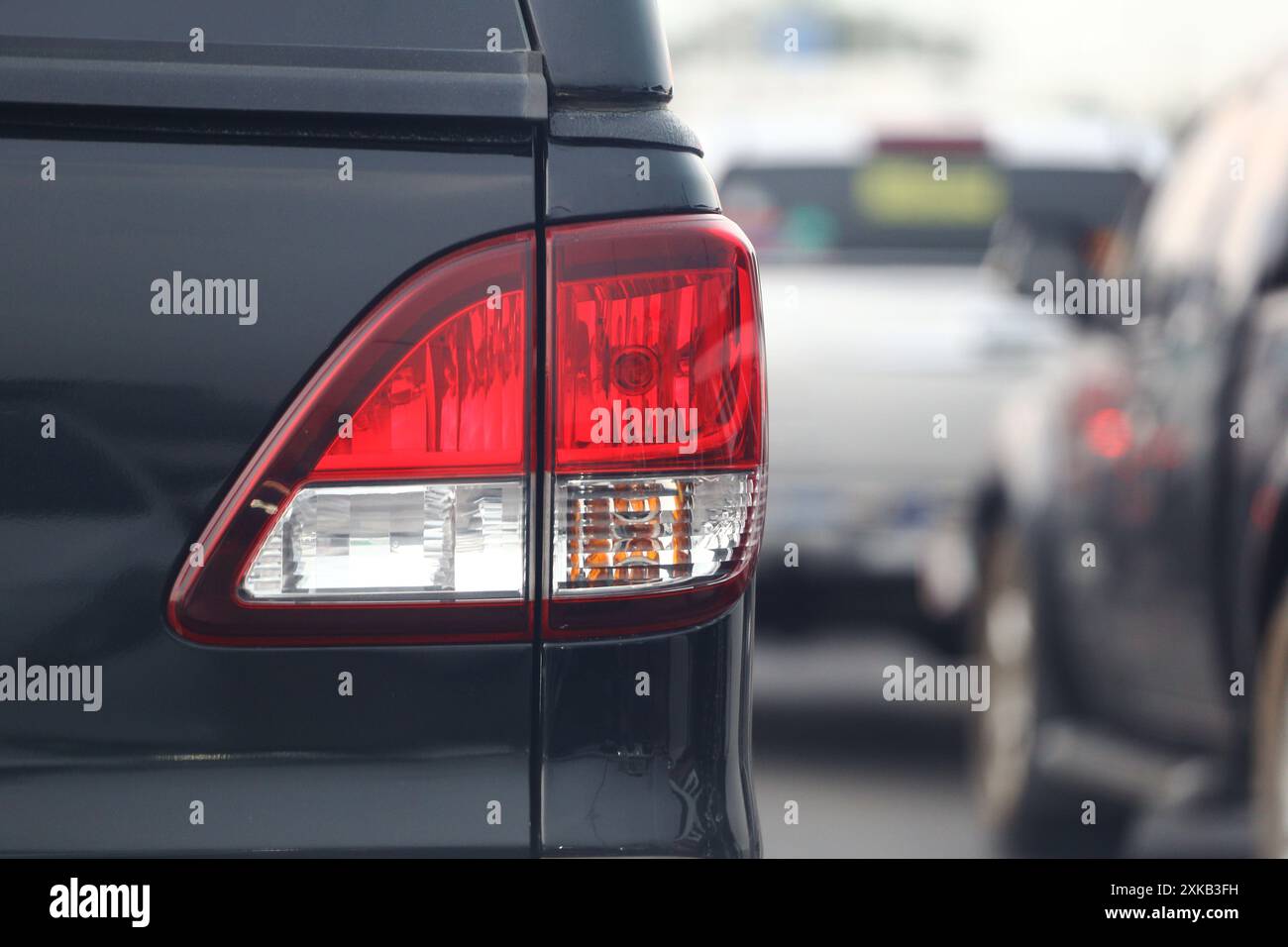 Pickup truck tail lamp with turning light, brake lights, and back-up ...