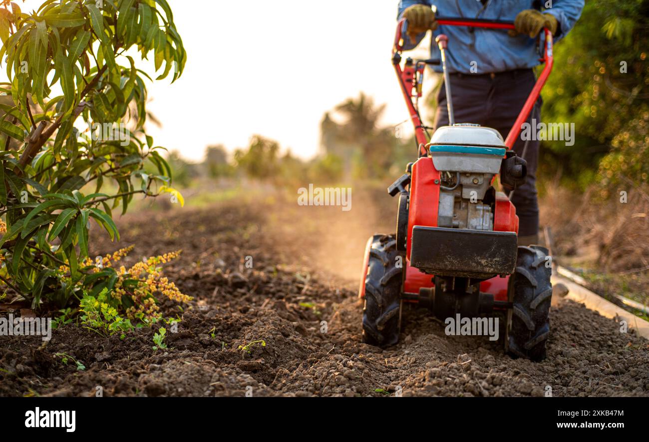 Rotary tiller hi-res stock photography and images - Alamy