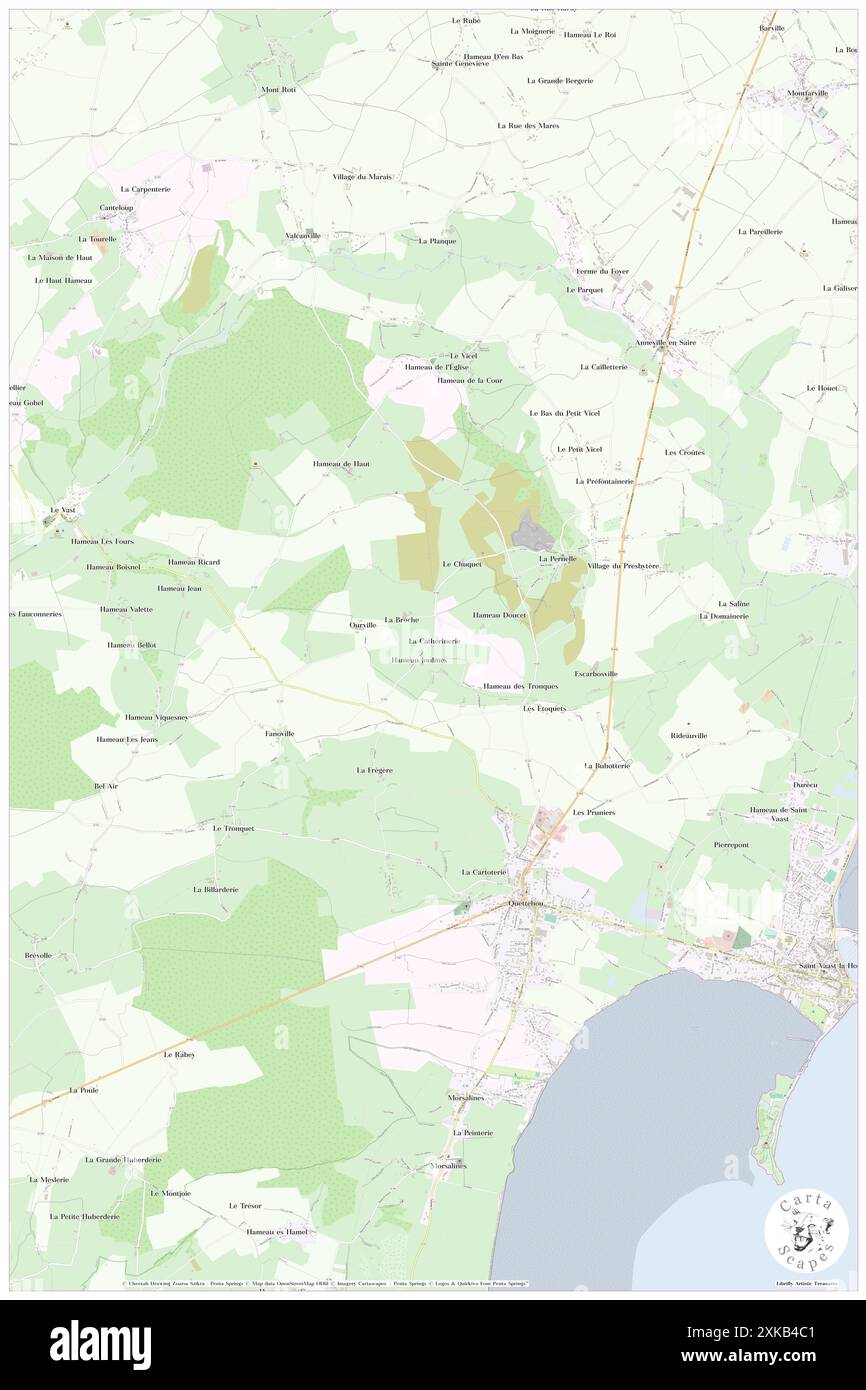 La manche map Cut Out Stock Images & Pictures - Alamy