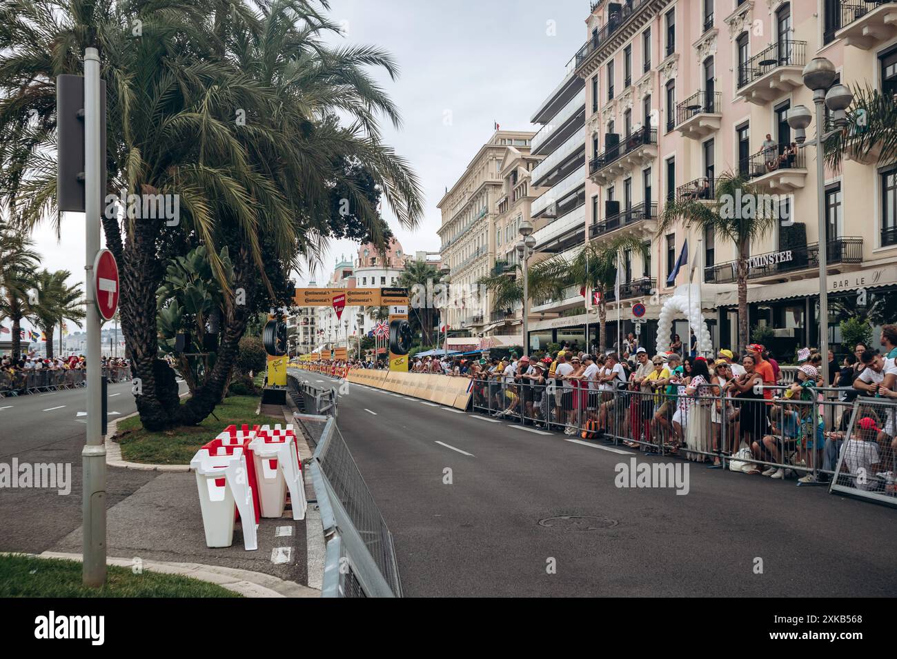 Nice, France - July 21, 2024: Final of the 2024 Tour de France in Nice ...