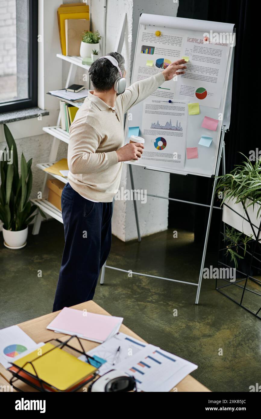 Businessman analyzing charts graphs on hi-res stock photography and ...