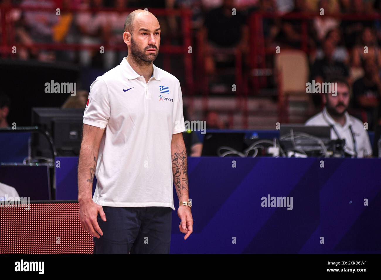 Vassilis Spanoulis. Greece Basketball National Team head coach. FIBA ...