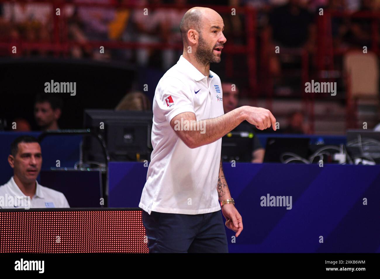 Vassilis Spanoulis. Greece Basketball National Team head coach. FIBA ...