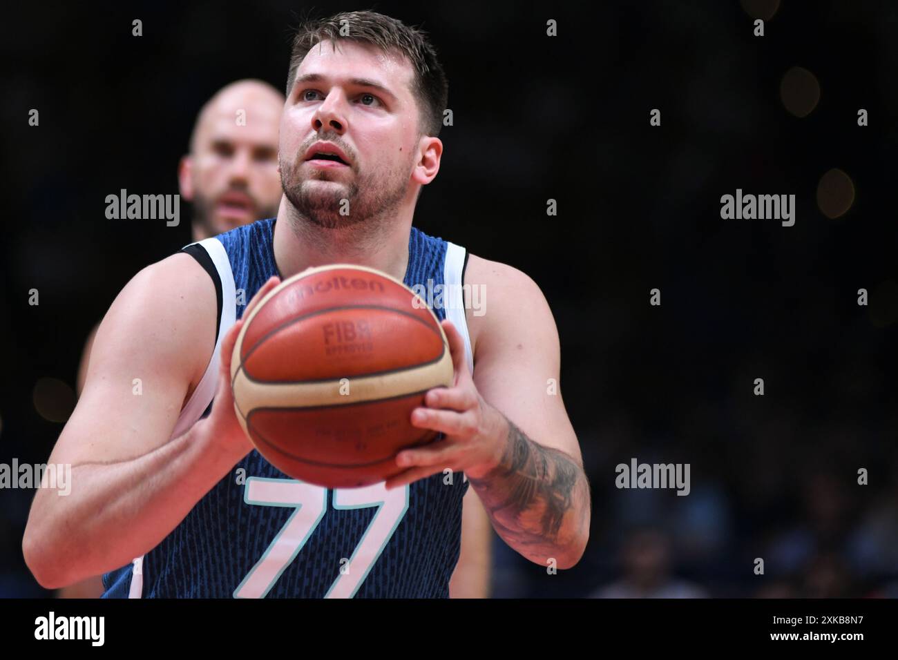 Luka Doncic (Slovenia). FIBA Olympic Qualifying Tournament. Piraeus ...
