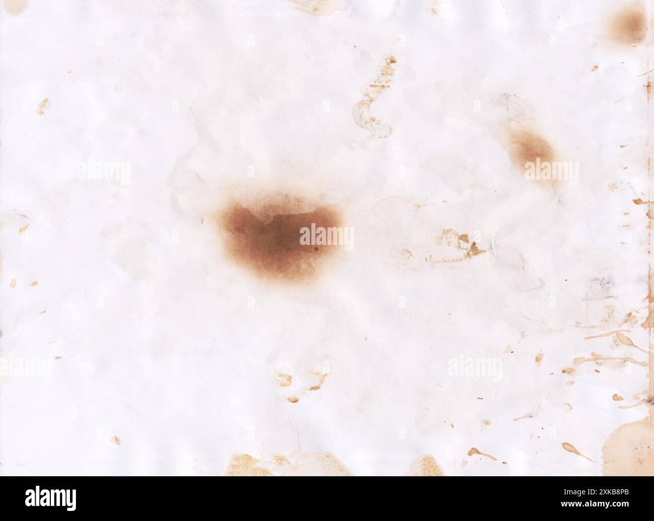 Vintage colored of old paper background with thermal burn marks for ...