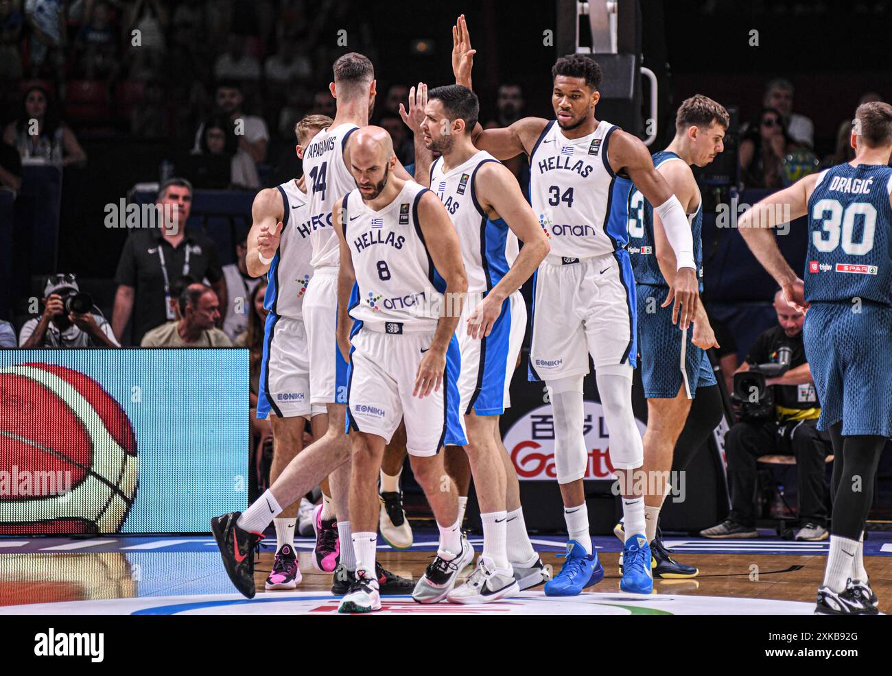 Greece Basketball Team: Giannis Antetokounmpo, Nick Calathes, Georgios ...