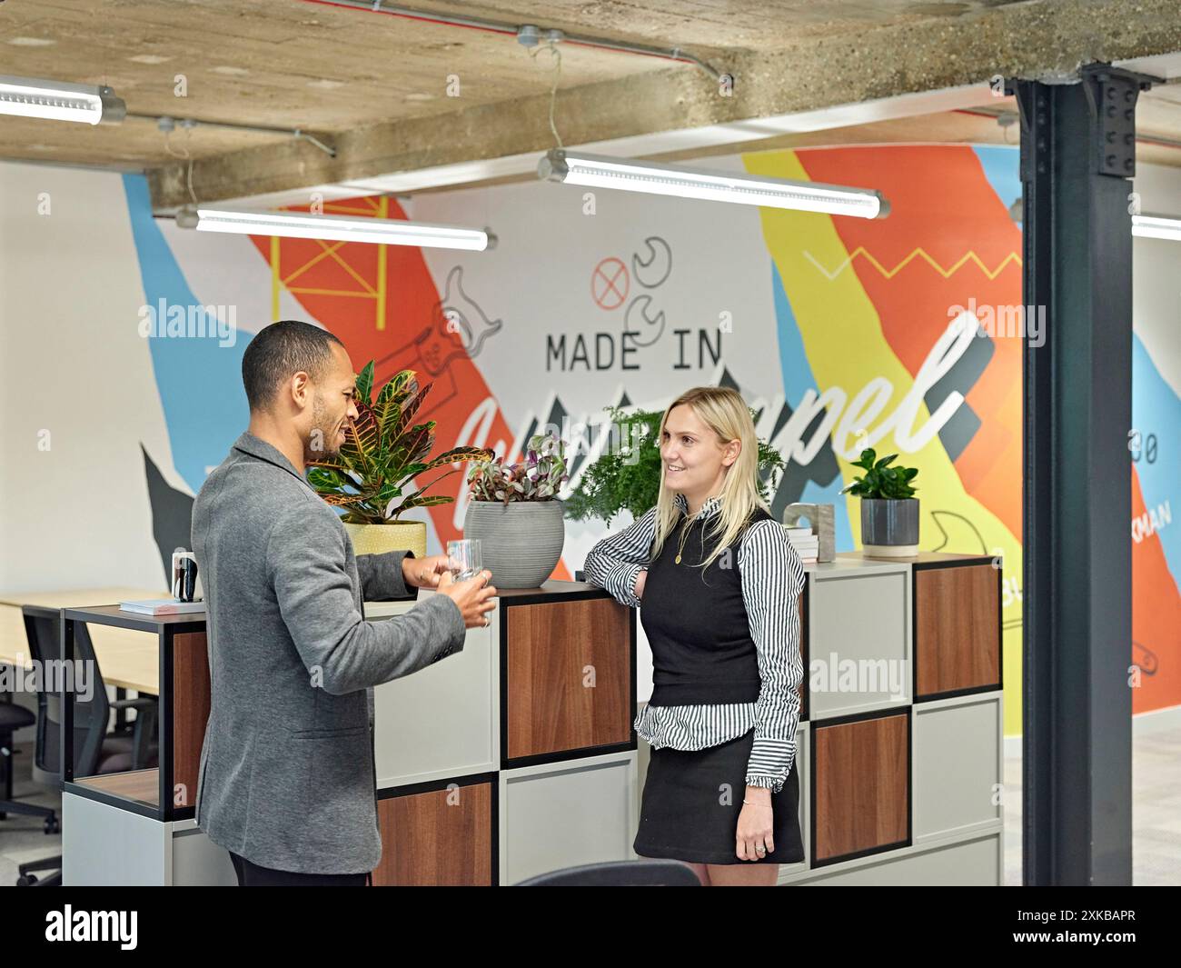 Communication in meeting area. The Hickman, London, United Kingdom ...