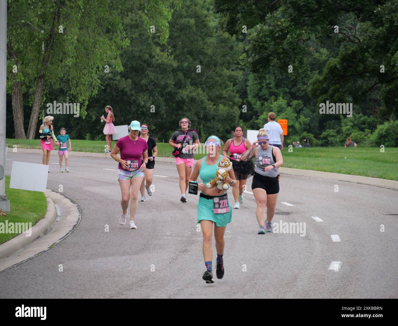 Overland Park, Kansas - July 21, 2024: Diva Dash 5k and 10k at ...