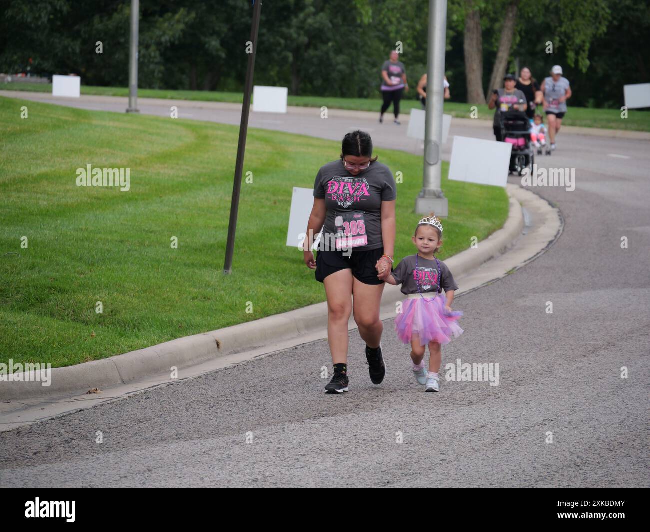 Overland Park, Kansas - July 21, 2024: Diva Dash 5k and 10k at ...
