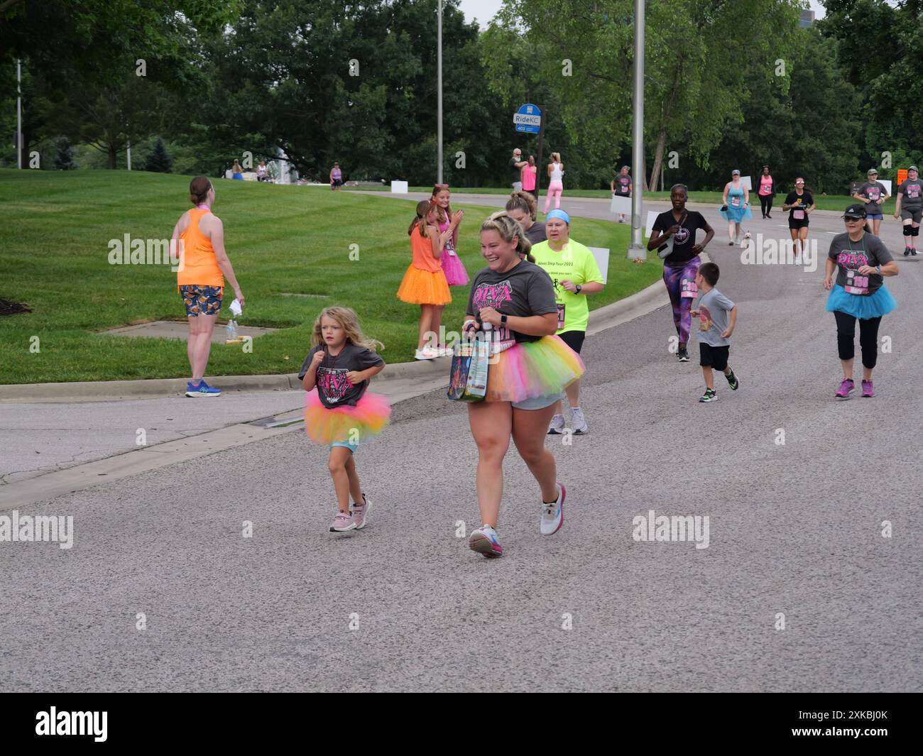 Overland Park, Kansas - July 21, 2024: Diva Dash 5k and 10k at ...