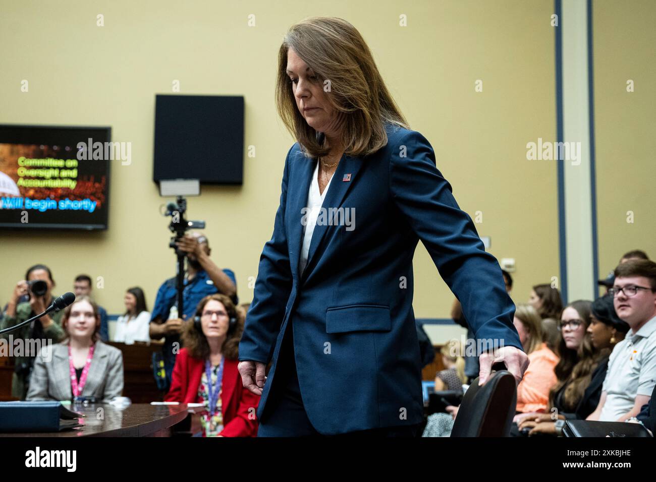 Washington, USA. 22nd July, 2024. U.S. Secret Service Director Kimberly ...