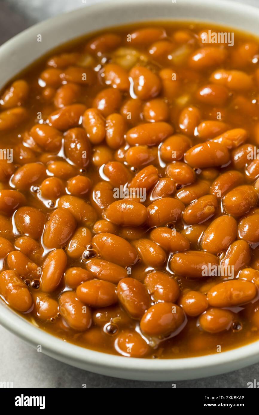 Homemade American Barbecue Baked Beans Ready to Eat Stock Photo - Alamy