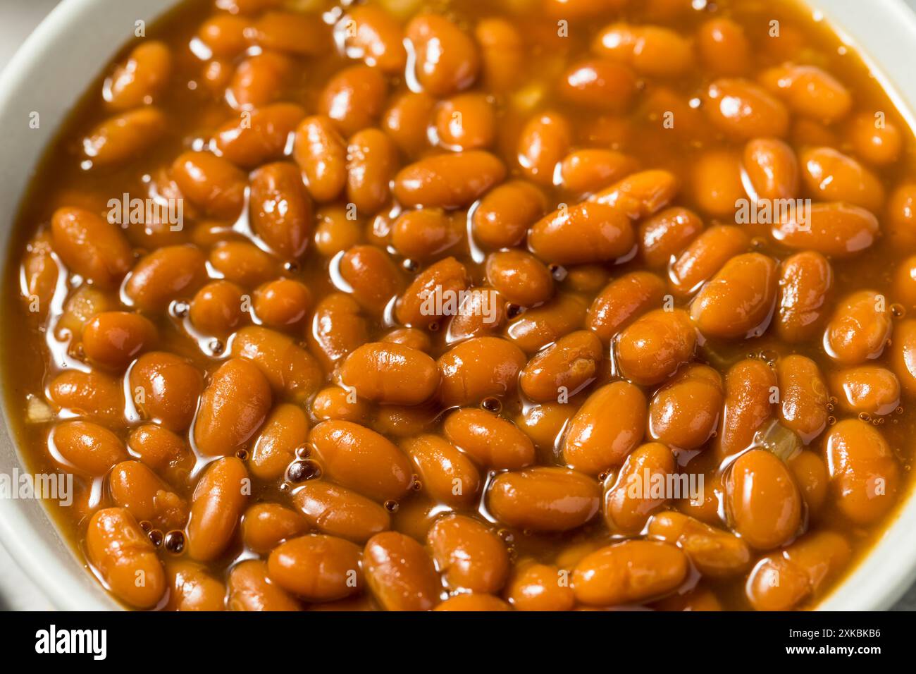 Homemade American Barbecue Baked Beans Ready to Eat Stock Photo - Alamy