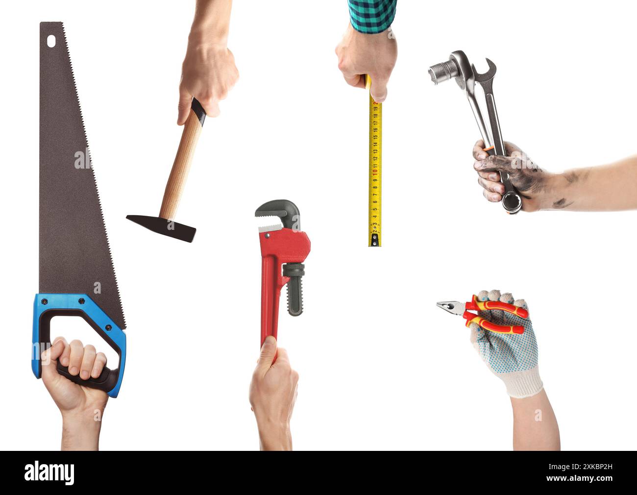 Electrician hands tools on hi-res stock photography and images - Alamy