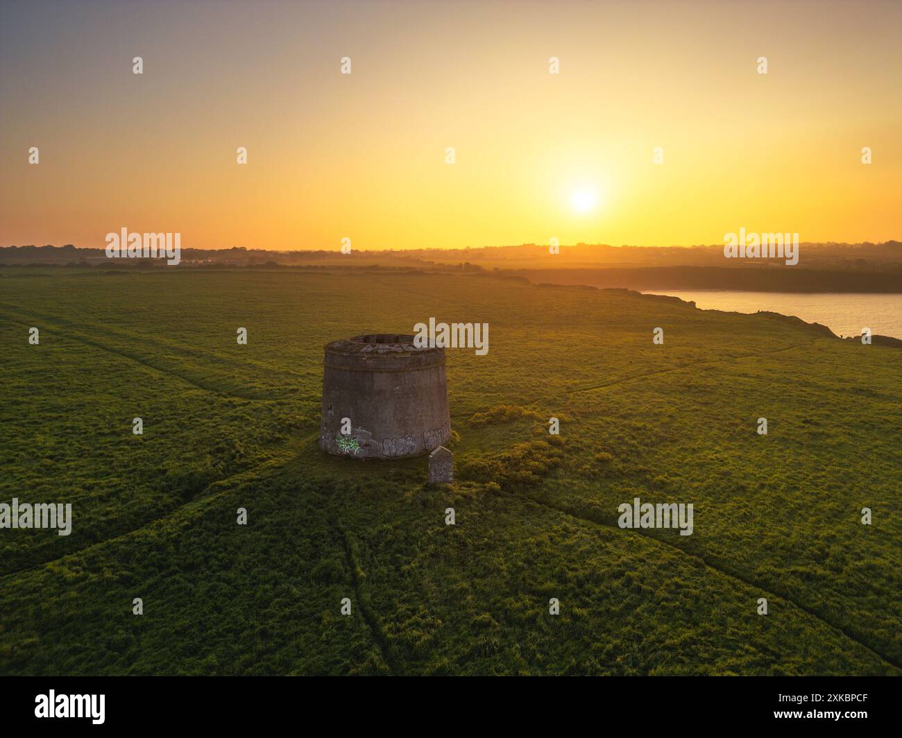 Martello tower sunset hi-res stock photography and images - Alamy