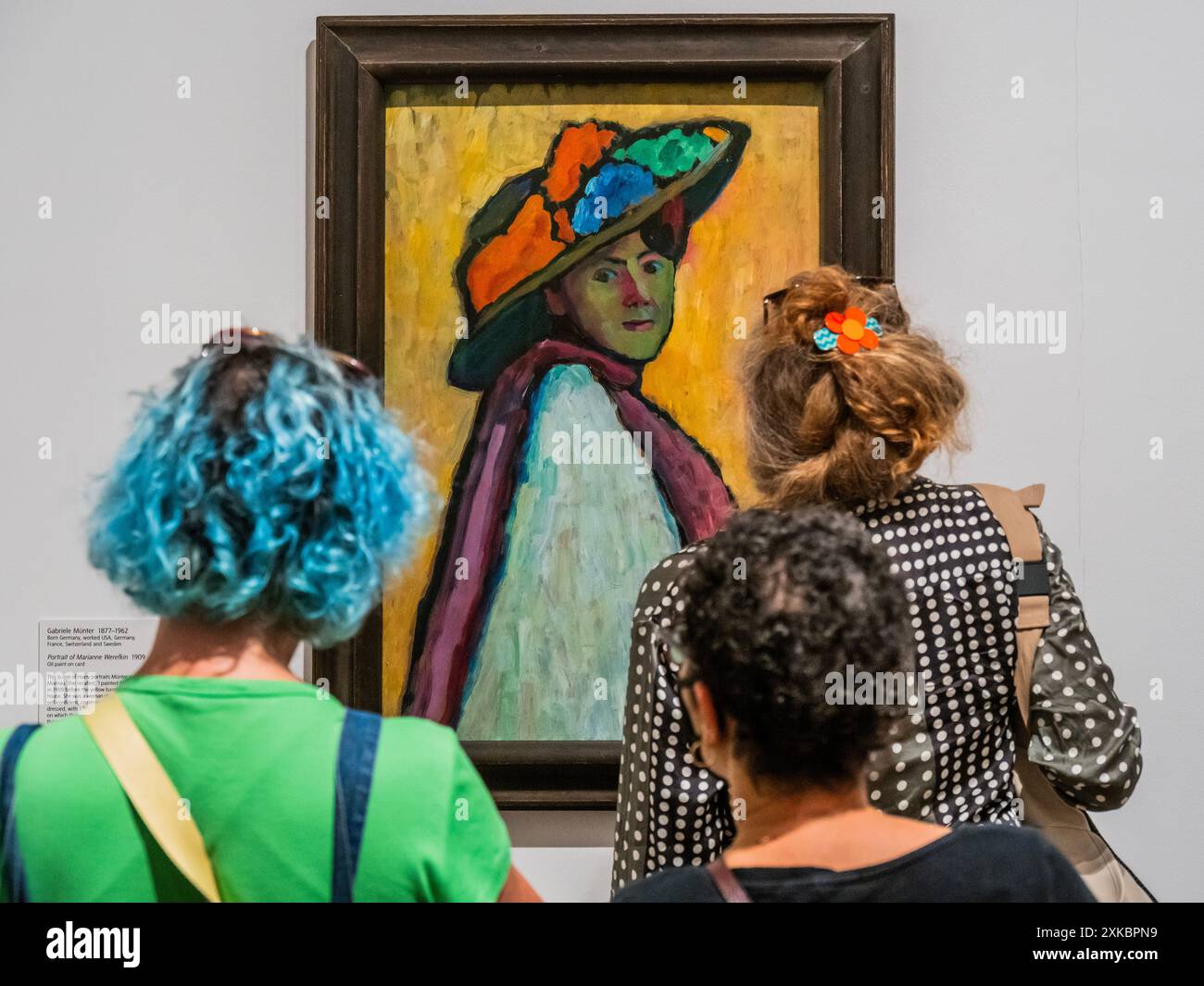 Gabriele Munter, Portrait of Marianne Werefkin, 1909 - Expressionists ...