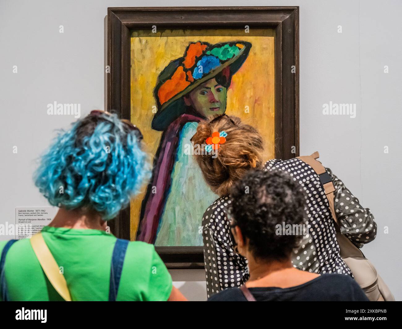 Gabriele Munter, Portrait of Marianne Werefkin, 1909 - Expressionists ...