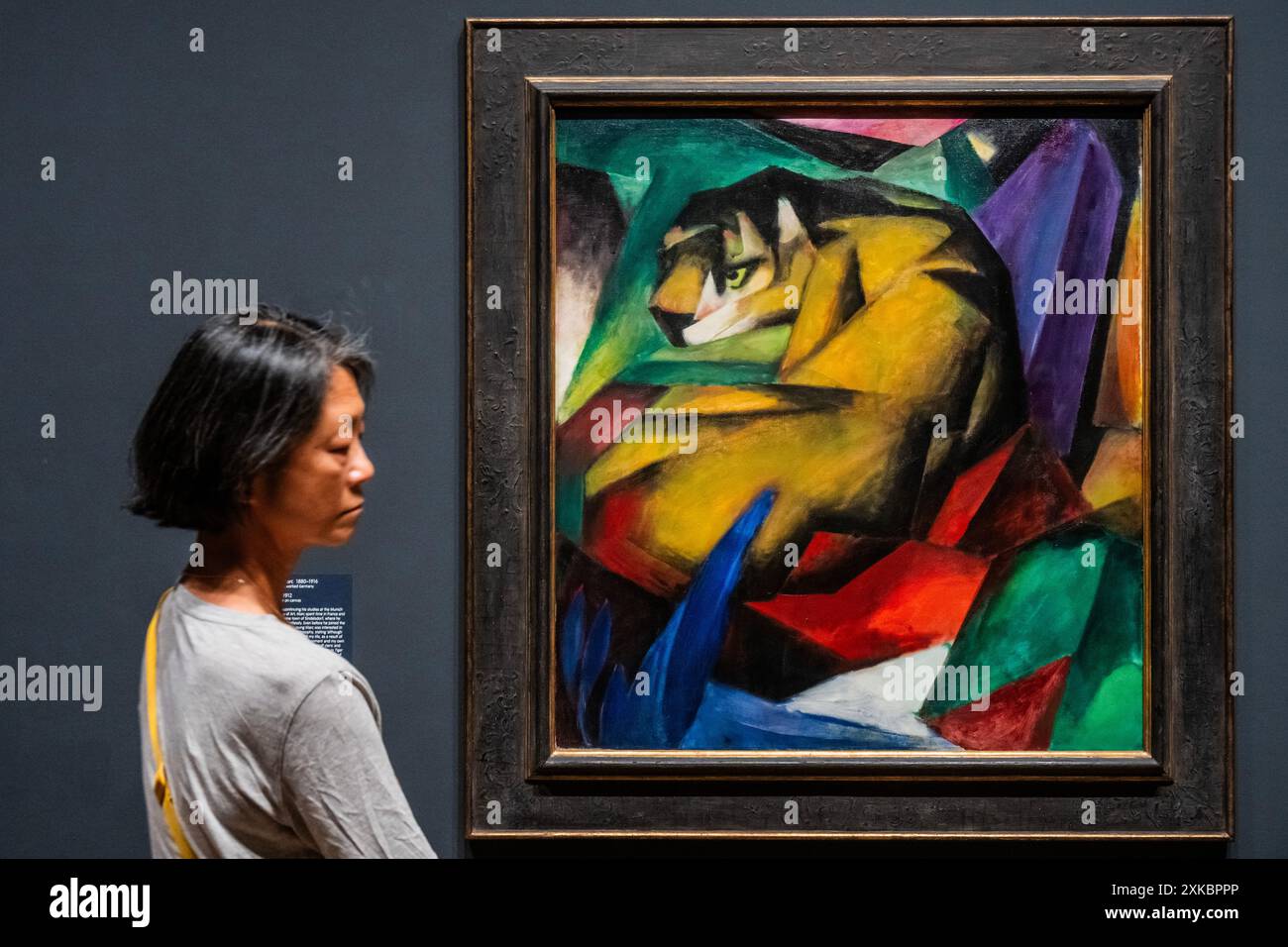 Franz Marc, Tiger, 1912 - Expressionists Kandinsky, Münter and the Blue ...