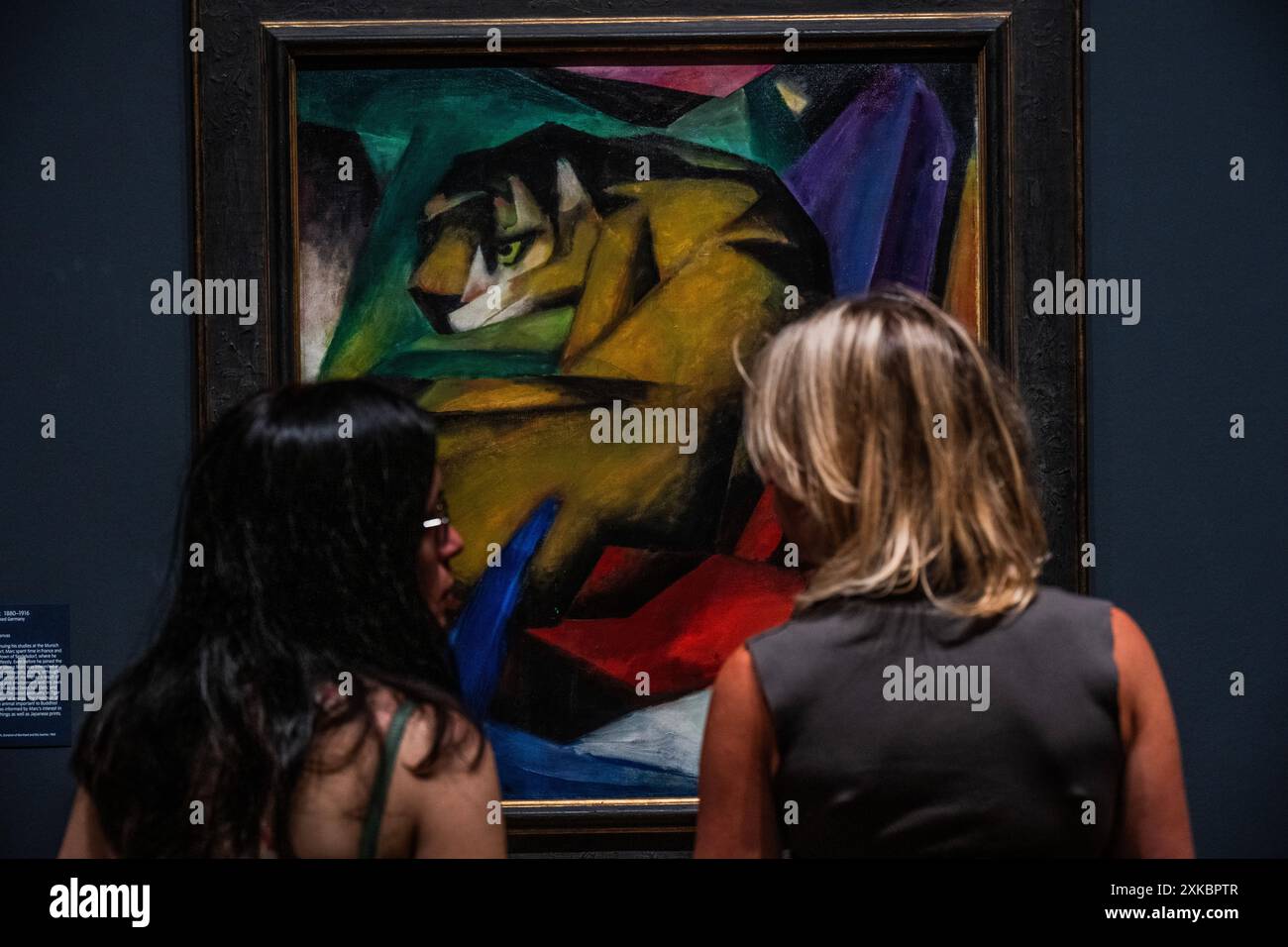 Franz Marc, Tiger, 1912 - Expressionists Kandinsky, Münter and the Blue ...