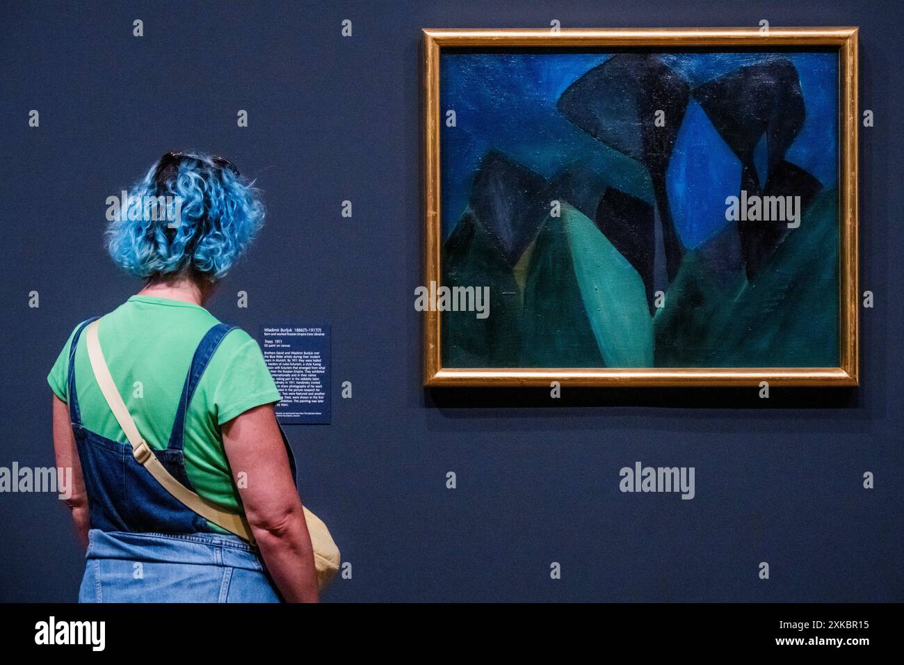 Wladimir Burljuk, Trees, 1911 - Expressionists Kandinsky, Münter and ...