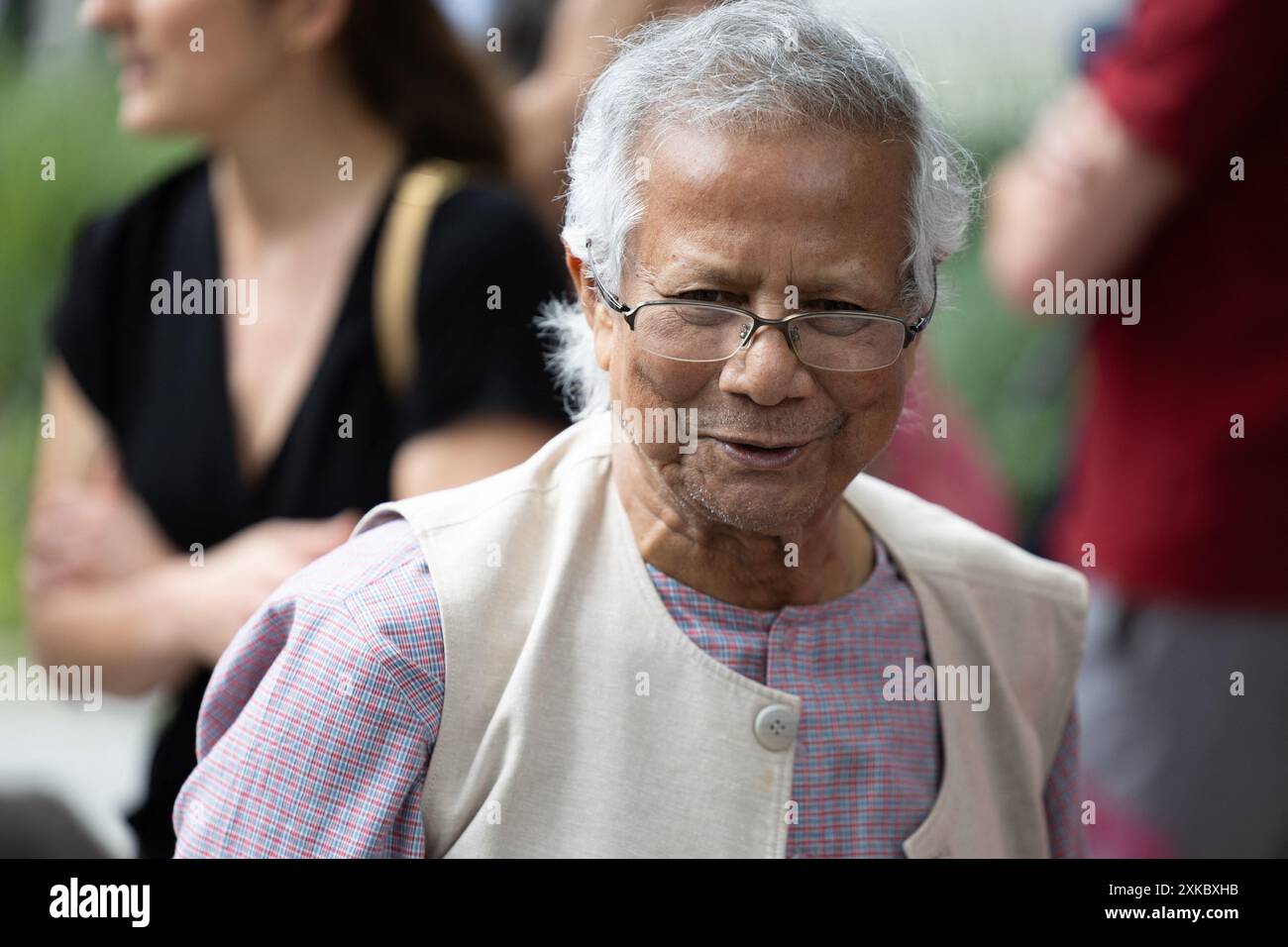 Paris, France. 22nd July, 2024. Nobel peace laureate Muhammad Yunus ...