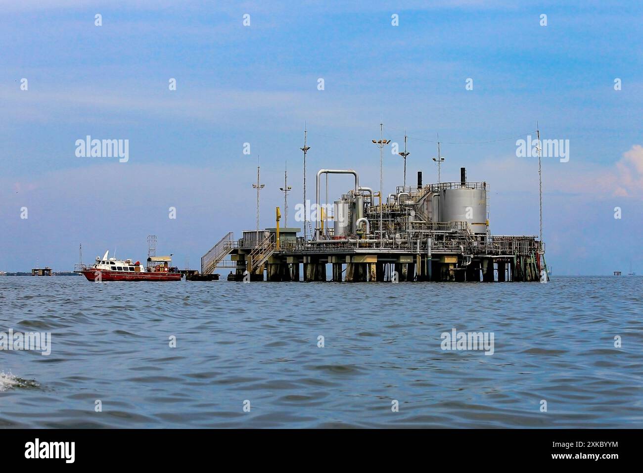 Lagunillas, Zulia,Venezuela. 05-24-2018.Daily life near Lake Maracaibo ...