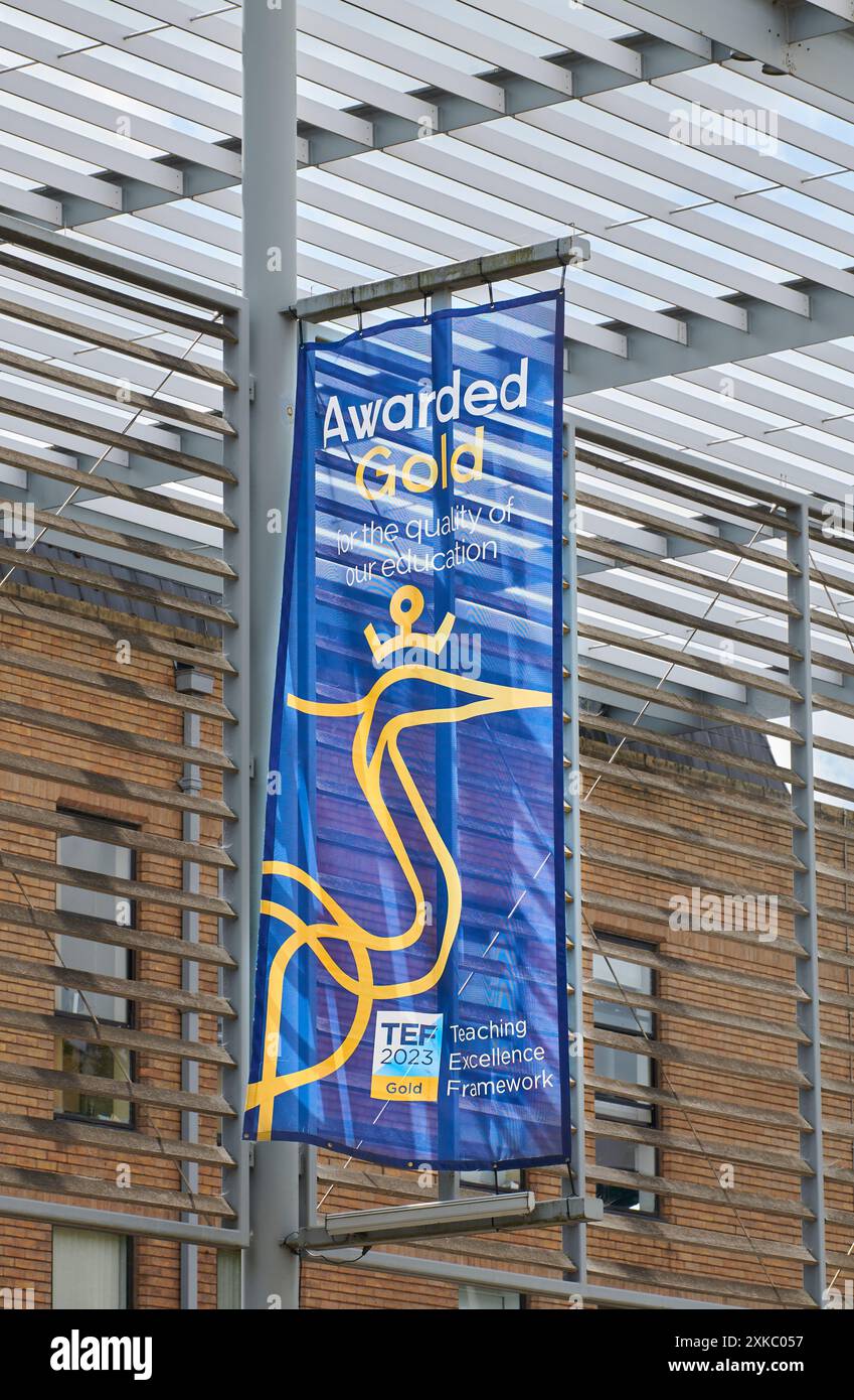 Banner at Anglia Ruskin University, Cambridge, England Stock Photo - Alamy