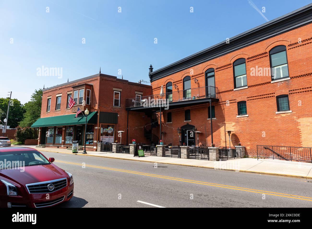 Downtown Chesterton, Indiana USA Stock Photo - Alamy
