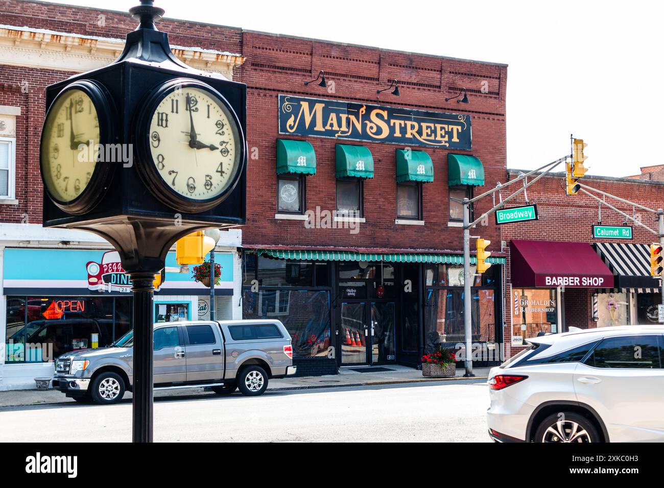 Downtown Chesterton Indiana USA Stock Photo - Alamy
