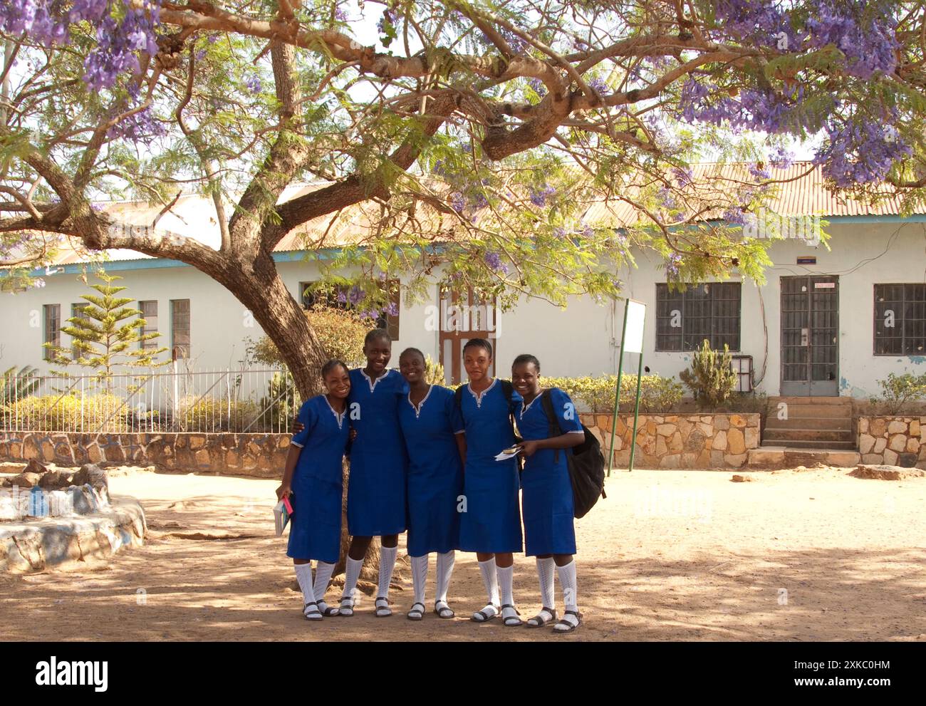 Pupils and School buildings, St Louis College (Secondary School for ...