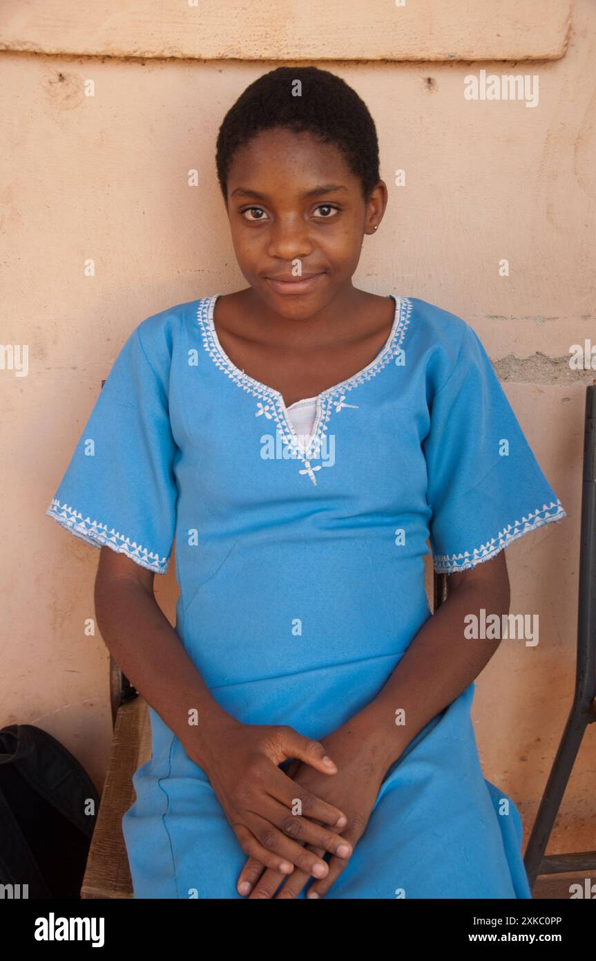 School girl, St Louis College (Secondary School for Girls), Jos ...