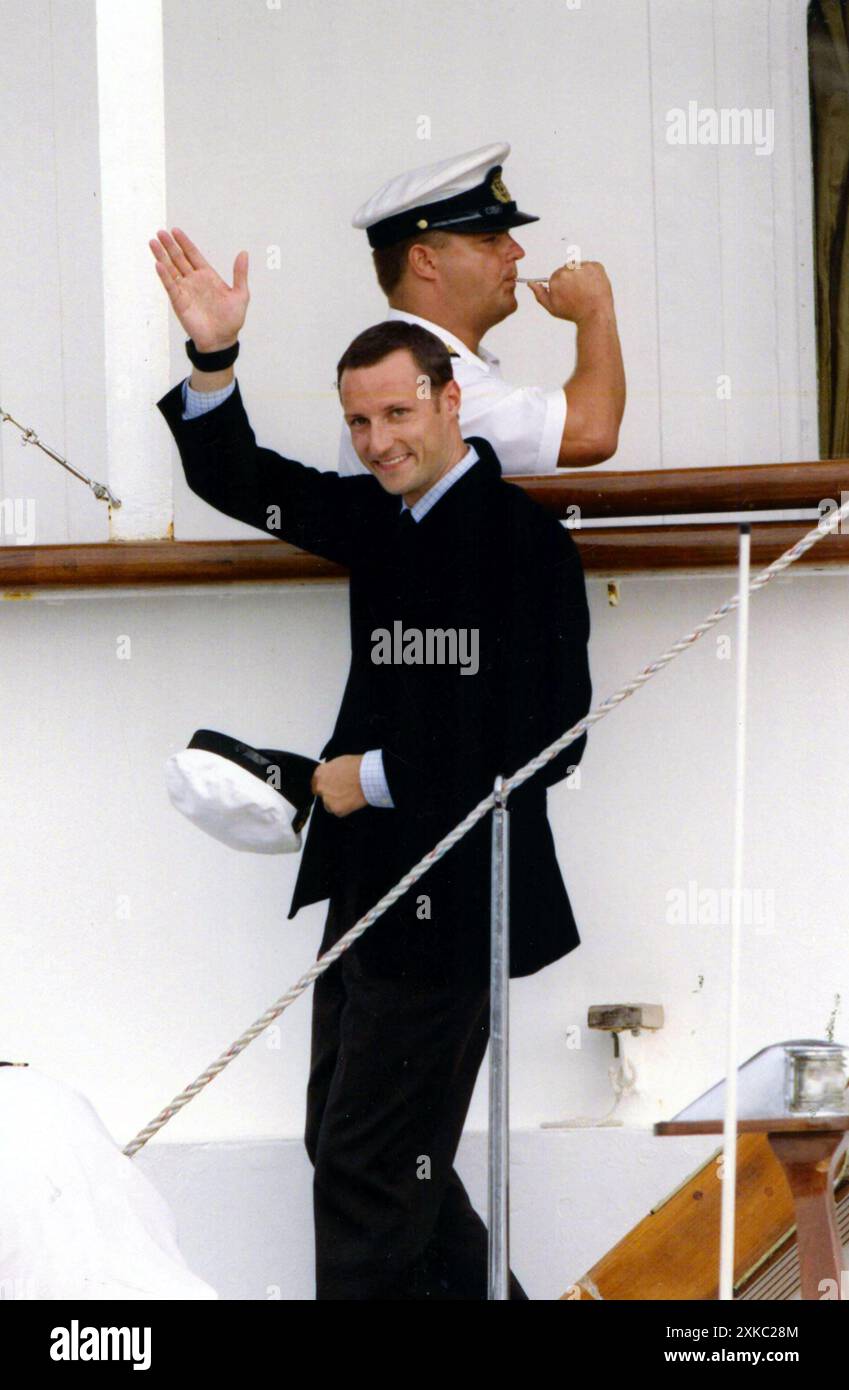 24-08-2001 Archivio Storico Olycom/LaPresse Haakon Magnus di Norvegia ...