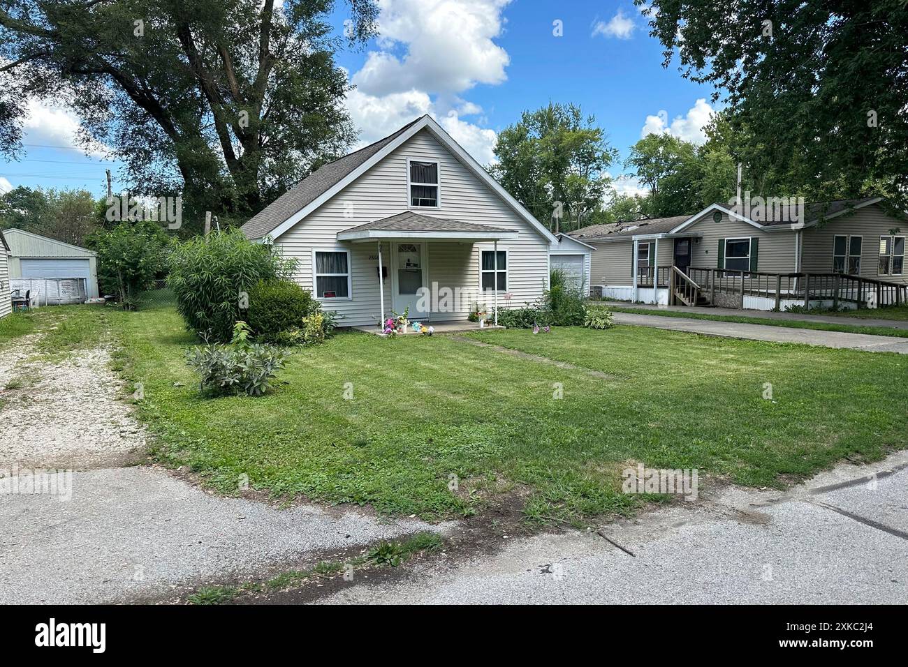 FILE - Sonya Massey's home, the scene of her fatal shooting, stands ...