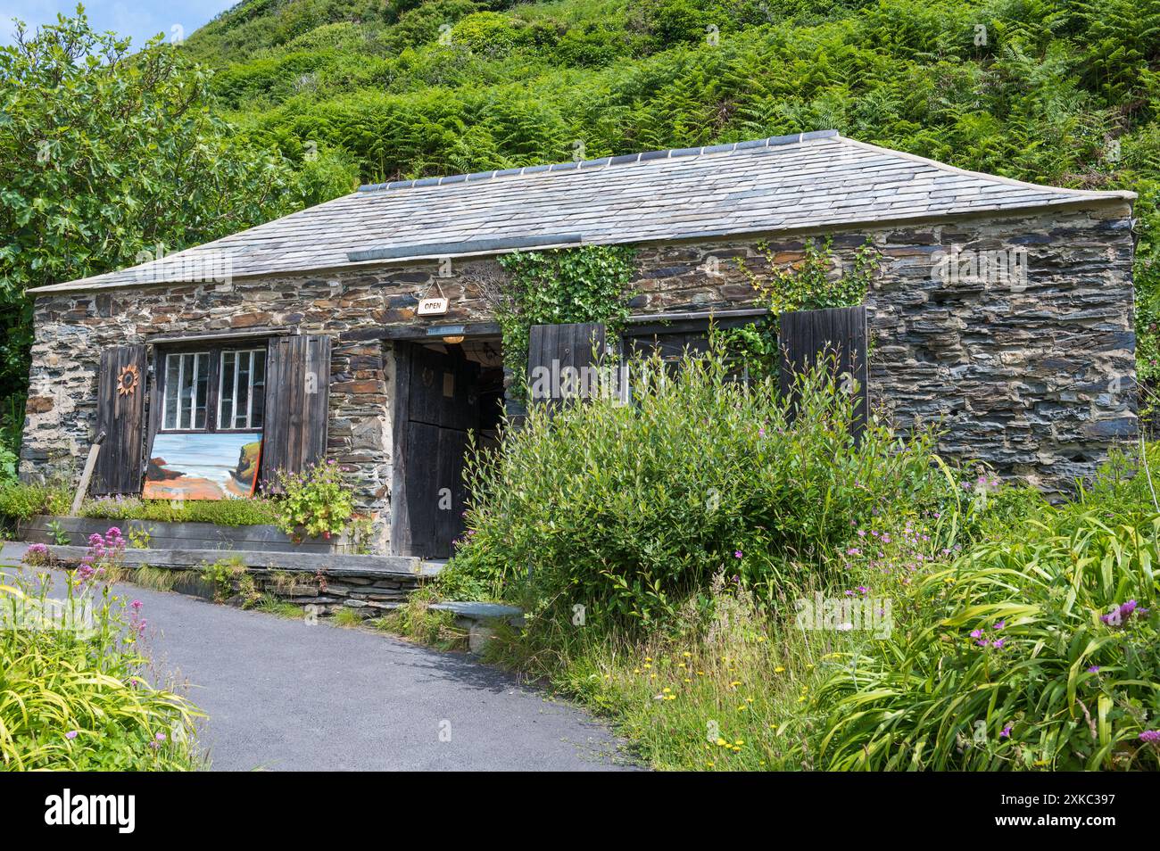The Old Forge Gallery an art gallery Stock Photo - Alamy