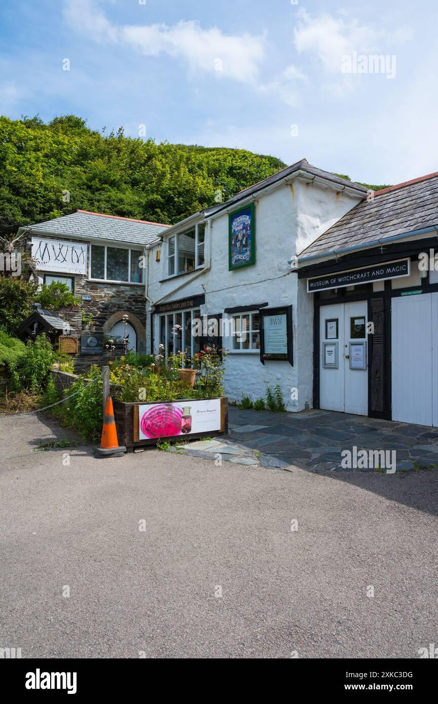 Exterior of The Museum of Witchcraft and Magic a museum dedicated to ...