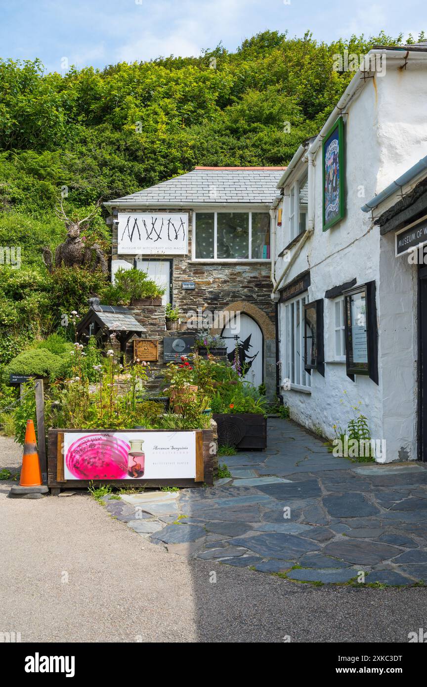 Exterior of The Museum of Witchcraft and Magic a museum dedicated to ...