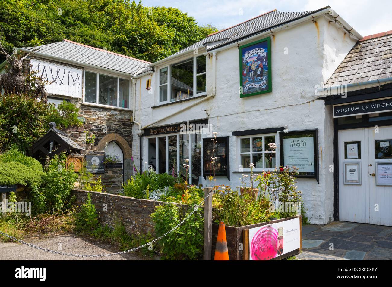 Exterior of The Museum of Witchcraft and Magic a museum dedicated to ...