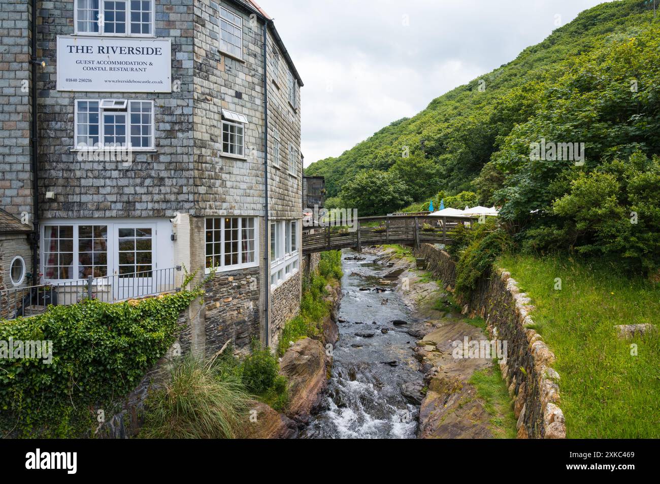 River Valency runs past the The Riverside Guest Accommodation & Coastal ...