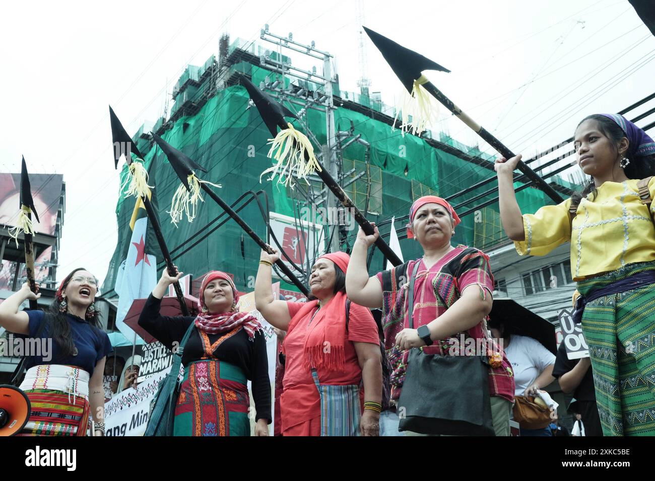 Filipino progressive groups gather on Commonwealth Avenue, Quezon City ...