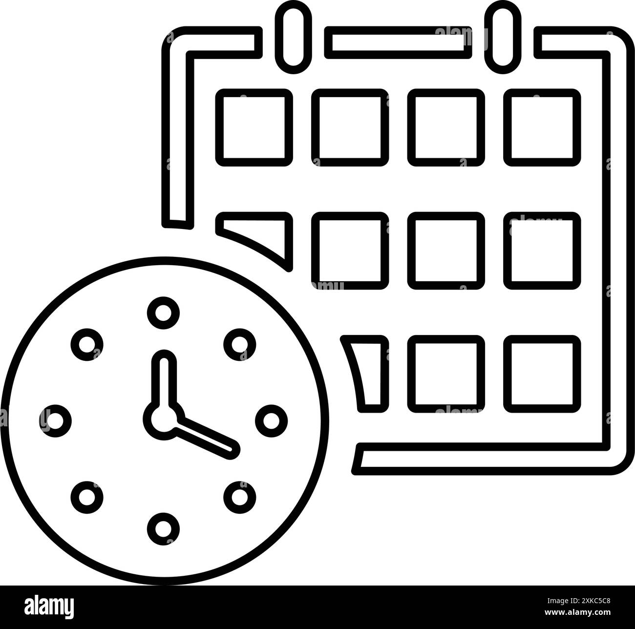 Time Schedule icon. Flat style vector EPS use in infographics,web ...